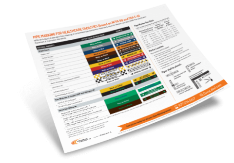 Medical Pipe Marking Chart - d-identify